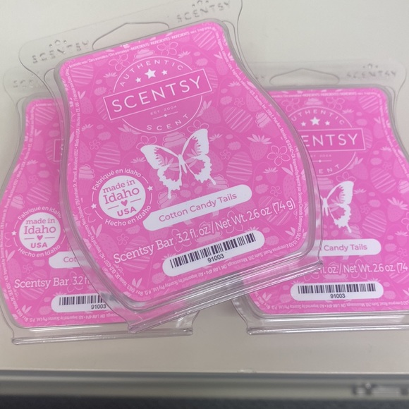 Scentsy | Other | Cotton Candy Tails Scentsy Bars Bundle Of 3 Nwt ...